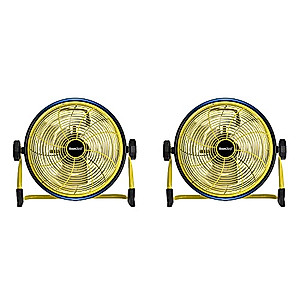 Geek Aire CF1 Outdoor Fan 12 Inch Cordless Variable Speed Rechargeable (2 Pack)