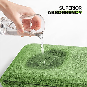 Magshion Extra Large Cotton Bath Sheet for Bathroom Adults Oversized Quick-Dry Bath Sheet Towel, Olive Green