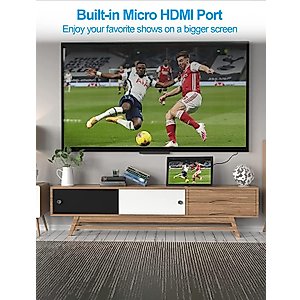 AWOW Tablet 10.1 inch Android 11 Tablet, 4GB RAM+64GB ROM, Computer Tablets with 6000mAh, Dual 13MP+5MP Camera, WiFi, Bluetooth, GPS, 1TB Expand Support, IPS Full HD Display
