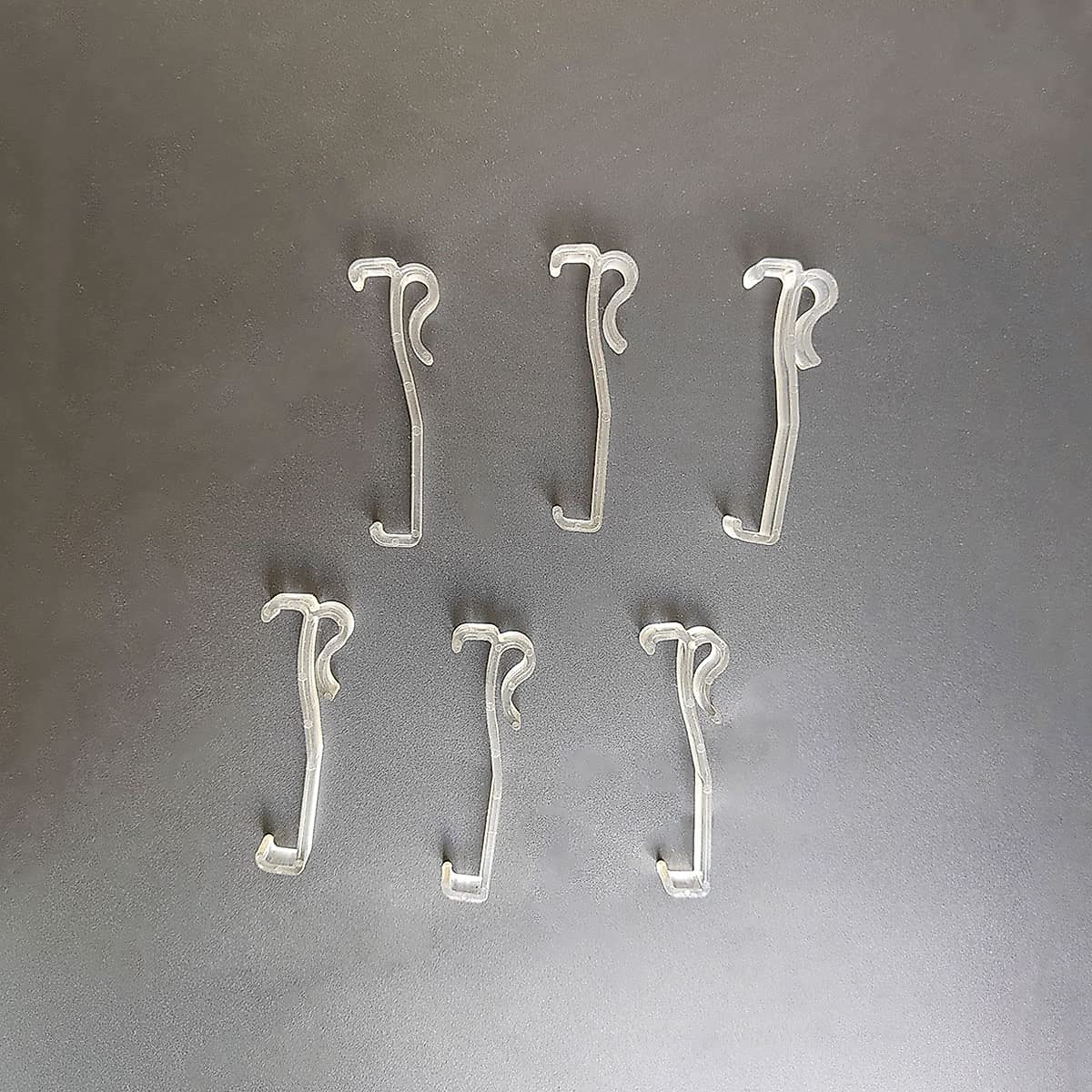 12 Pcs 2.5 Inch Valance Clips for Blinds, Hidden Blind Clips, Hidden Channel Valance Clips, Hidden Blind Clips, Mini Blind Valance Clips, Hidden Valance Clips Clear, Blind Valance Clips, Blind Clips