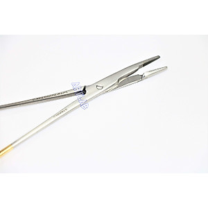 LOT of 5EA Olsen HEGAR Needle Holder Forceps 7" (17.80cm) with Tungsten Carbide Inserts Serrated (CYNAMED)