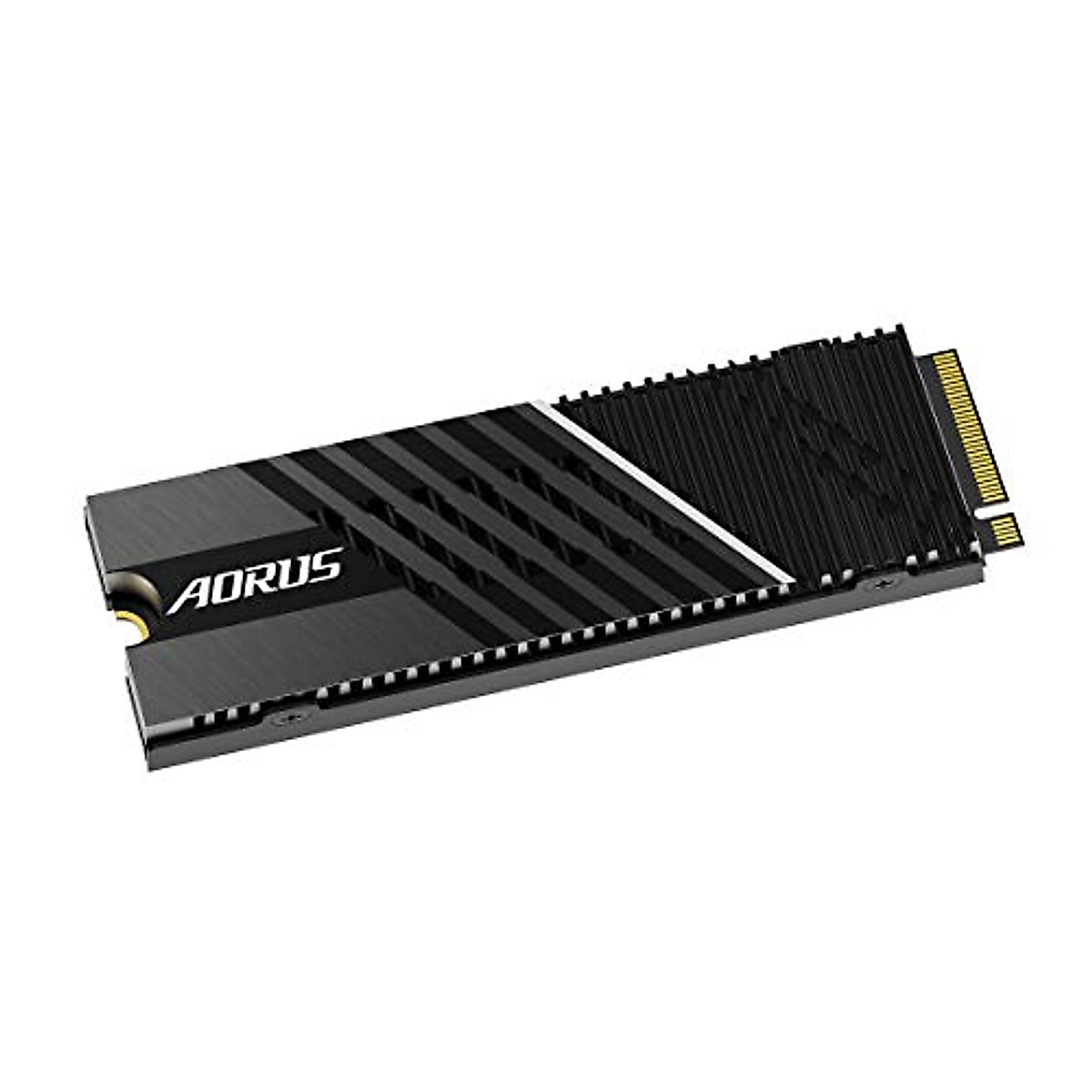 GIGABYTE AORUS Gen4 7000s SSD 2TB PCIe 4.0 NVMe M.2, Nanocarbon Coated Aluminum Heatsink, 3D TLC NAND, SSD- GP-AG70S2TB