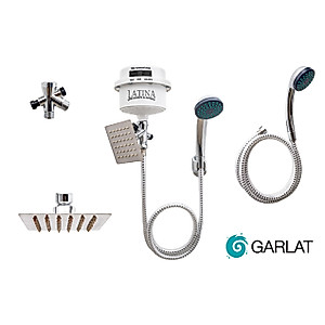 GARLAT LATINA Electric Instant Hot Water Shower Head Heater/Ducha Eléctrica 220V (LT13 220V)