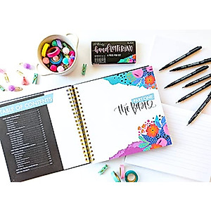 June & Lucy Calligraphy Kit for Beginners - Calligraphy Pen Set with Calligraphy Workbook