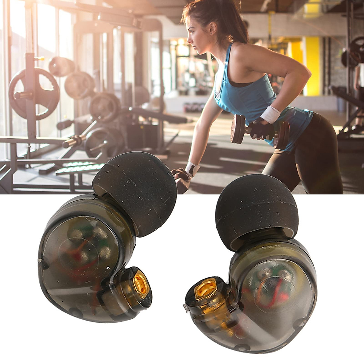 Earphone Head Replacement for SE215 SE315 SE535, Pluggable Detachable HiFi Earpiece Head,Sports Earphone Earbud Head, for Interface Cable(Black)