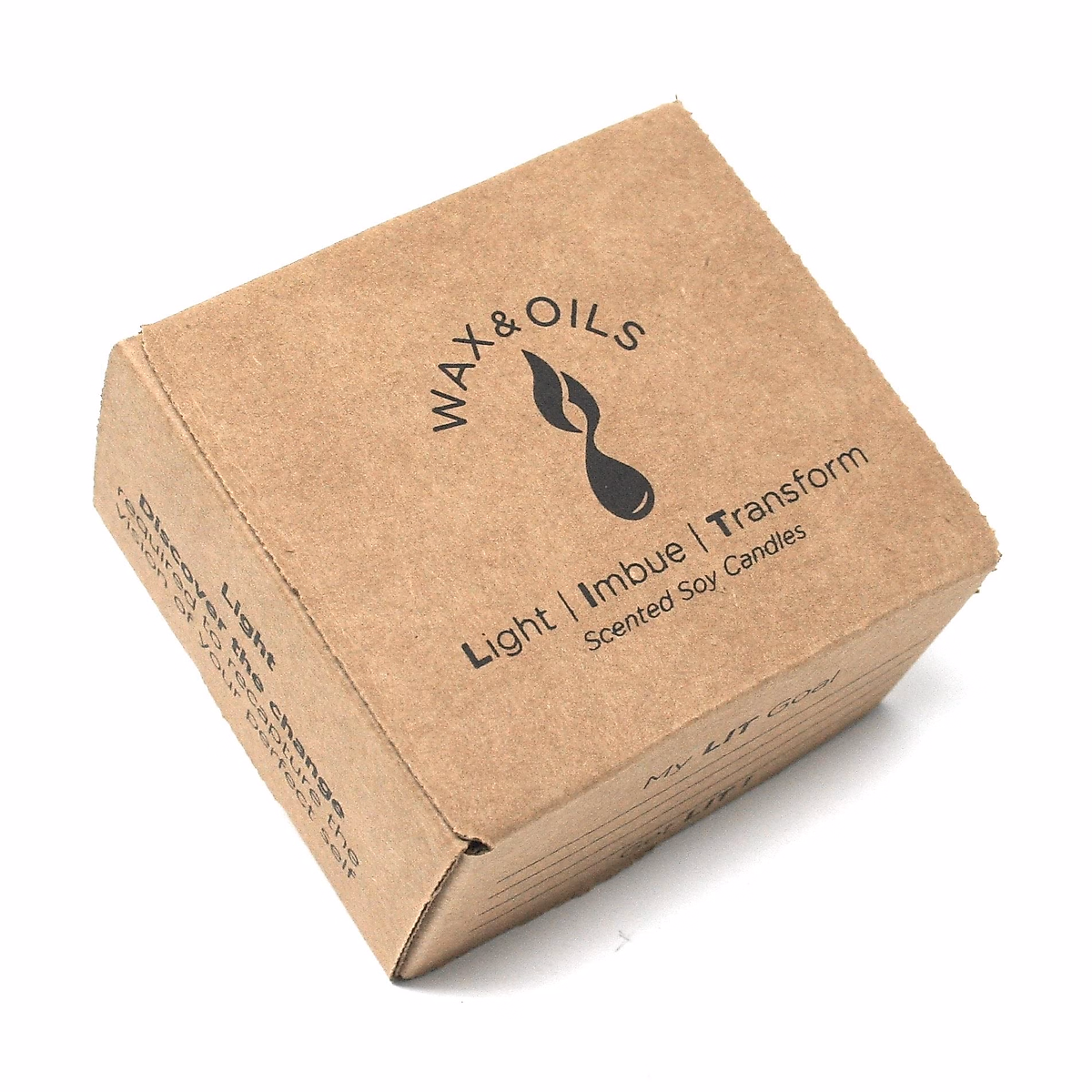 Wax and Oils Soy Wax Aromatherapy Scented Candles (Hot Apple Cider) 8 Ounces. Single