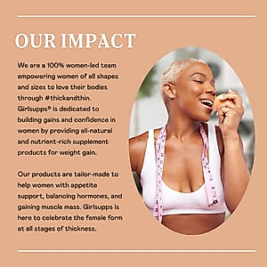 NUTRITHICK Weight Gainer Capsules - with Maca Root, Fenugreek and Creatine for Women - Vegan Appetite Stimulant + Muscle Mass + Hormonal Balance, Vitamin B1, B5, B6 (120 Capsules)