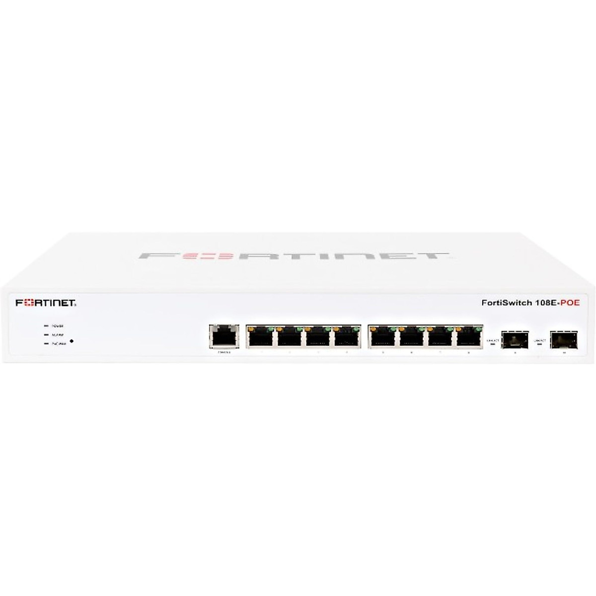 Fortinet - FS-108E-FPOE - Fortinet FortiSwitch 108E-FPOE Ethernet Switch - 8 x Gigabit Ethernet Network, 2 x Gigabit Ethernet Expansion Slot - Manageable - Twisted Pair, Optical Fiber - Modular - 2