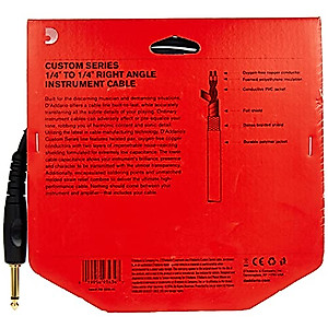 D'Addario Accessories Cable, Black, 10 feet (PW-GRA-10)