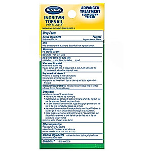 Dr. Scholl's Ingrown Toenail Pain Reliever, 1 kit, (w/ Gel, 12 retainer rings & 12 protection bandages) (Pack of 2)