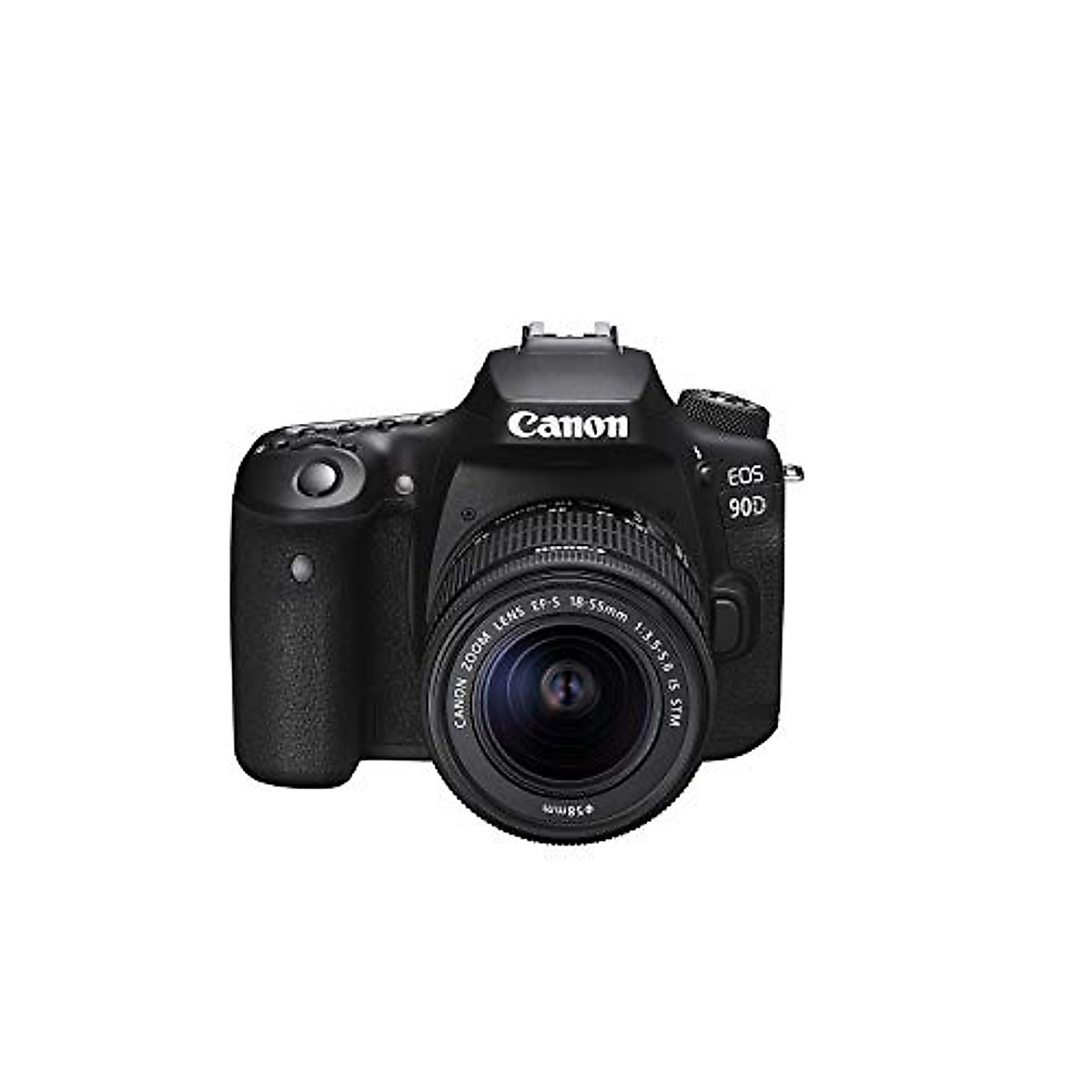 Canon DSLR Camera [EOS 90D] with EF-S 18-55 is STM Lens Kit, Built-in Wi-Fi, Dual Pixel CMOS AF and 3.0-inch Vari-Angle Touch Screen, Black