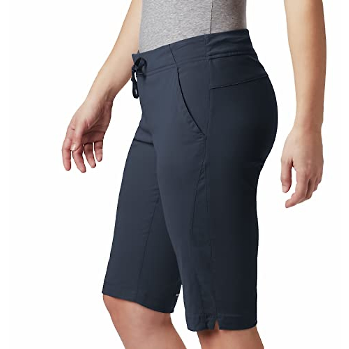 Columbia Women's Anytime Outdoor Long Short Shorts, Nocturnal, 10x13