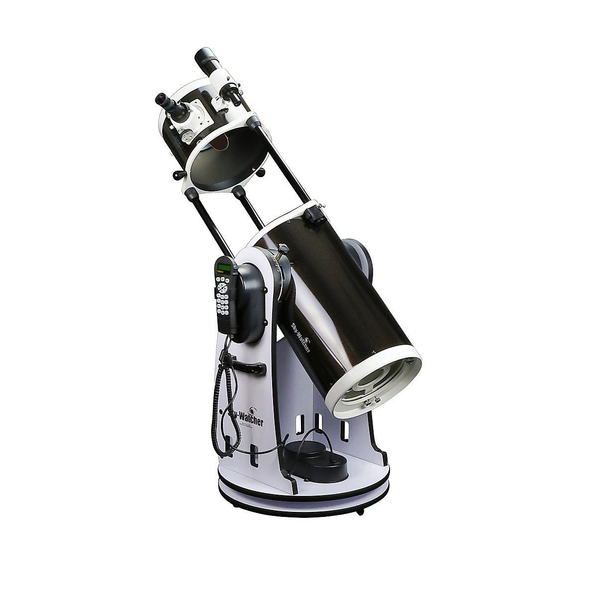 Sky Watcher Sky-Watcher Flextube 250 SynScan Dobsonian 10-inch Collapsible Computerized GoTo Large Aperture Telescope, White, (S11810)