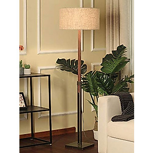 TANGIST Nordic Floor Lamp Solid Wood Standing Lamp Indoor Lighting Floor Lamp Antique Suitable for Living Room Bedroom - Foot Switch Modern Style Home Decoration