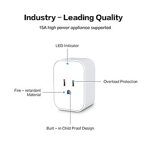 Aqara Smart Plug Plus Aqara Hub M2, Zigbee, with Energy Monitoring, Overload Protection, Scheduling and Voice Control, Compatible with Alexa, Google Assistant, IFTTT, and Apple HomeKit Compatible