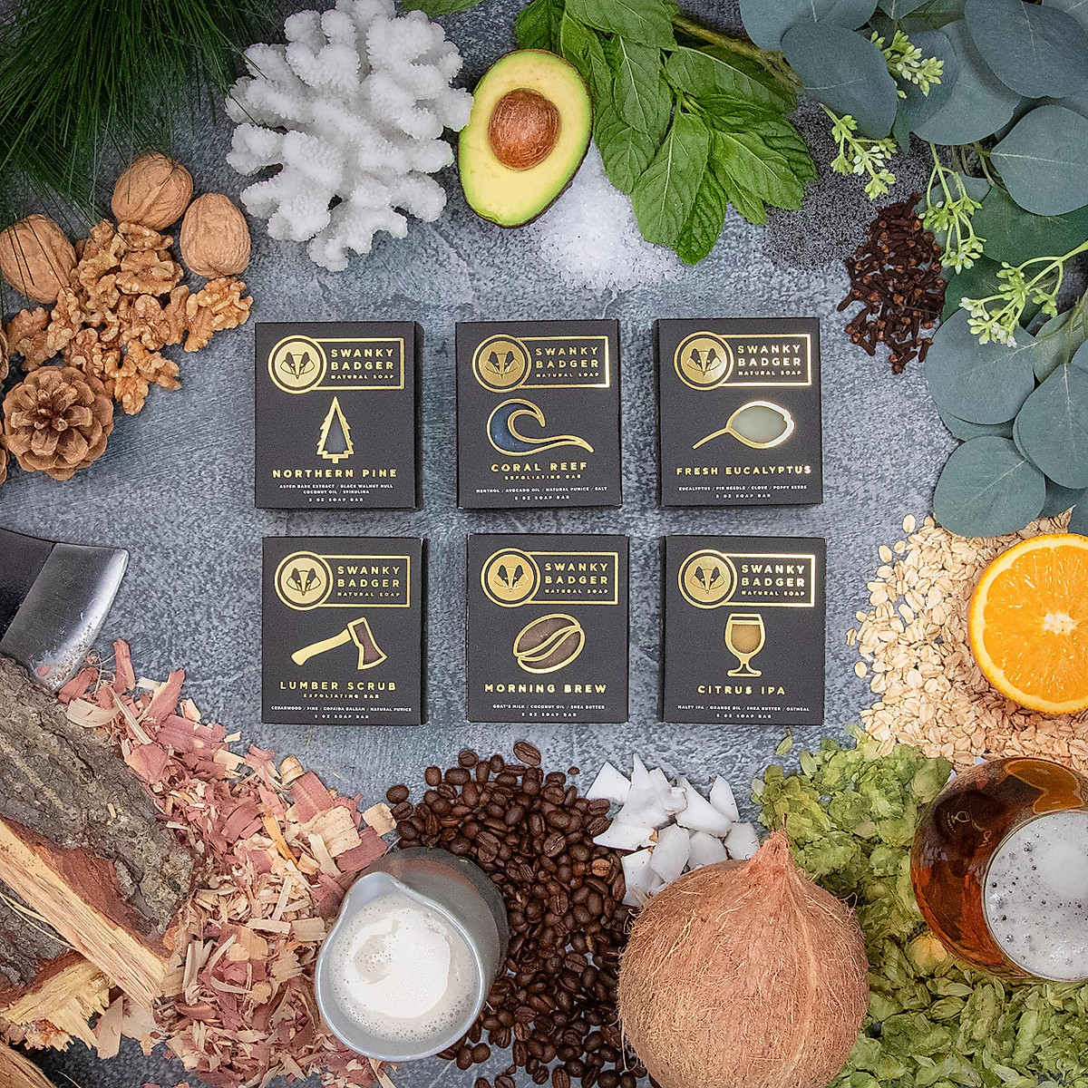 Swanky Badger Natural Soap Bar – Northern Pine