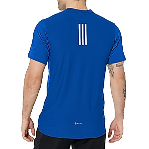 adidas Men's Designed 4 Training Heat.RDY High Intensity Tee, Team Royal Blue, Large