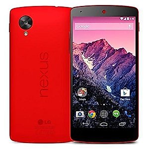LG Google Nexus 5 D821 32GB, 8MP, KitKat, Quad-Core Factory Unlocked - Red - No 4G in USA - International Version No Warranty