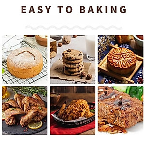 Dhjrefhhd 1Pcs Square Baking Pan Non-stick Coating Cake Baking Pan For Bread Chicken Wings Meats Cookies Cake Molds Baking Tray Golden