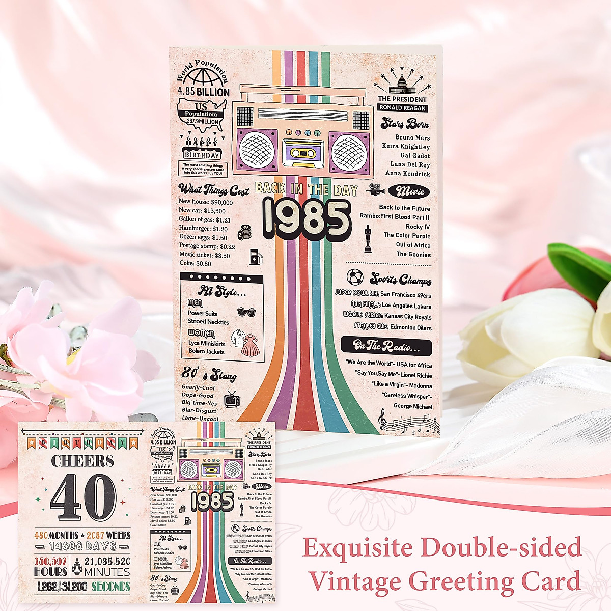 40th Birthday Gifts Women 40 Year Old Birthday Gifts for Women 40 Gifts for 40 Year Old Woman 40th Female Birthday Gift Ideas 40 Year Old Gifts for Women 40 and Fabulous Gifts for Women Sister