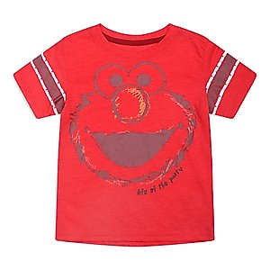 Sesame Street Elmo Boys’ T-Shirt for Infant and Toddler – Red