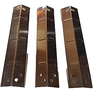 Outdoor Bazaar Replacement Kit for 3-Burner Walmart Expert Grill, Set of 3 Stainless Steel Heat Plates and Three Stainless Steel Burners
