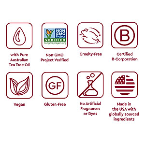 Desert Essence, Tea Tree Oil & Neem Toothpaste, Fluoride-Free with Baking Soda, Wintergreen, 6.25 Oz