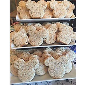 5 Pcs Mickey Mouse Cookie Cutter Set, Stainless Steel Sandwiches Cutter Shapes Biscuit Mold Cookie Cutter for Kids, Sturdy Cutters for Cookies, Pie Sandwiches, Biscuits for Christmas