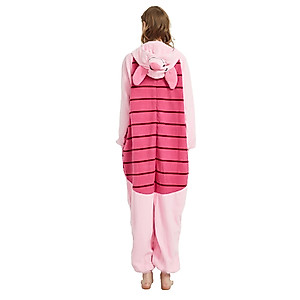 ECOCNACH Animal Onesie Adult Unisex One-Piece Pajamas Cosplay Costume For Men Women
