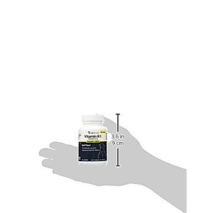 Vet One Vitamin K1 Chewable Tablets - Vitamin K1 for Dogs, Beef-Flavored Chewable Vitamins For Cats and Dogs (50 Tablets, Phytonadione 50mg)