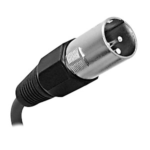 Seismic Audio - SAXLX-2 - 2' Black XLR Male to XLR Female Patch Cable - Balanced - 2 Foot Patch Cord