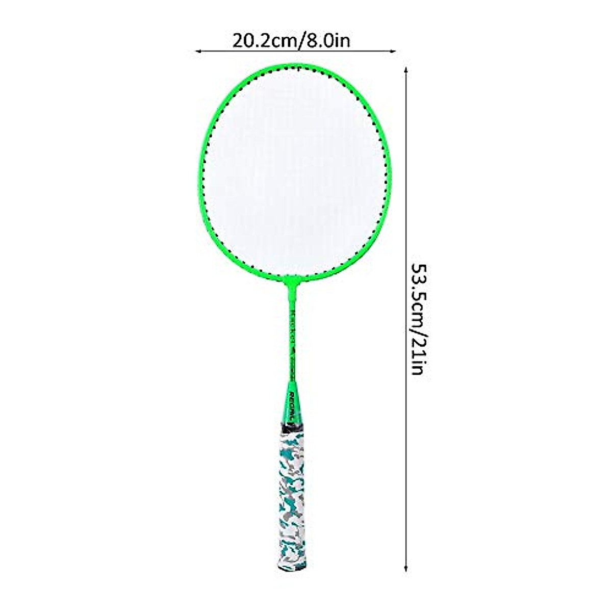 VGEBY Children Badminton Racquet Set 2Player Training Badminton Racket Badminton Racquet Replacement Set(Green) Competitive Sports