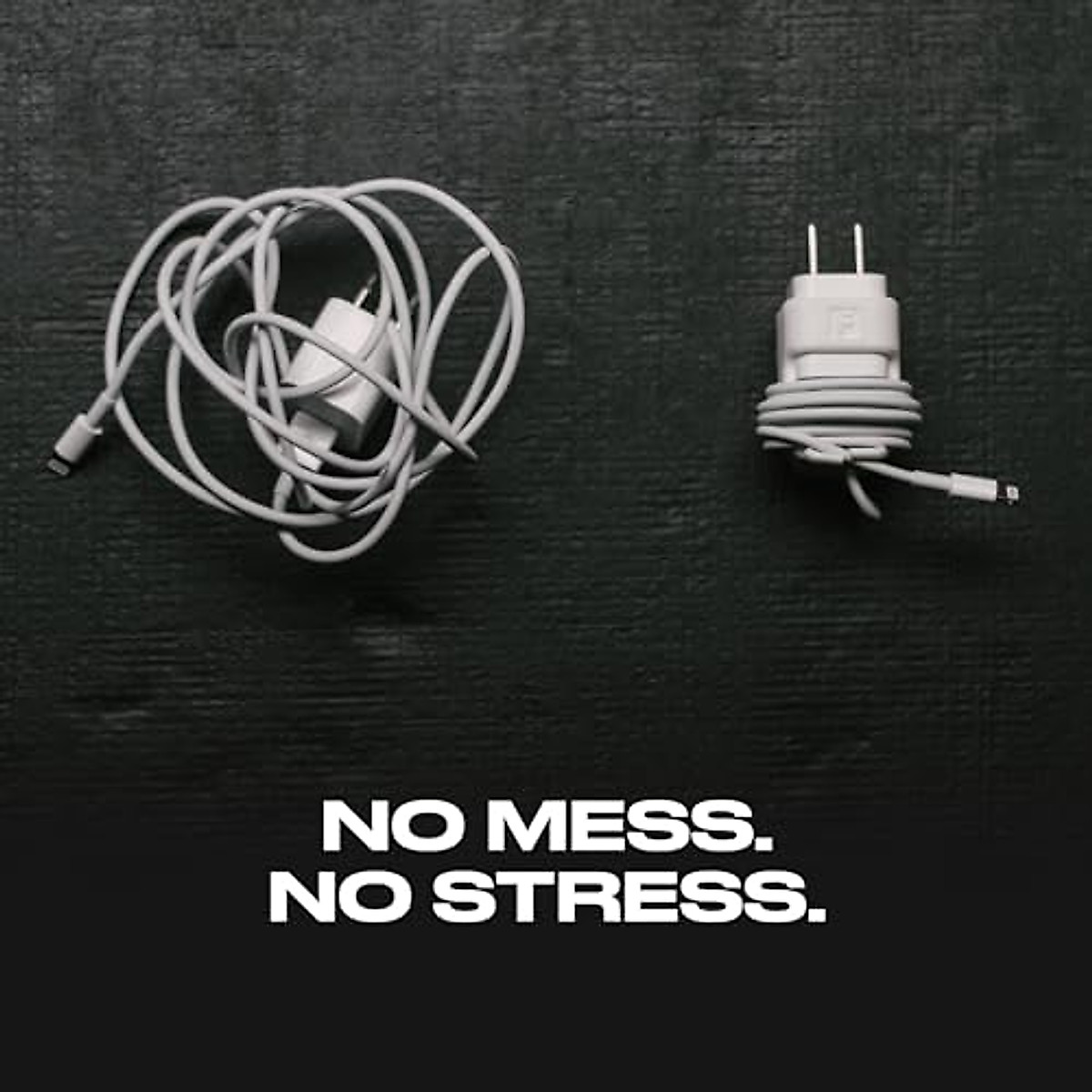 The Snap Back Charger Winder Compatible with Apple 30W USB-C Chargers for Travel and Cable Management