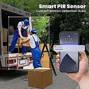 elemage 4G LTE Cellular Security Cameras Wireless Outdoor,2K Solar Outdoor Camera with 360°View,Color Night Vision,Motion Detection,Siren Spotlight Alert,2-Way Talk,IP65,SIM Included for No WiFi Place