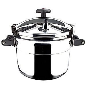 MAGEFESA Chef Pressure Cooker has a Thermodiffusion bottom, 3 Security Systems. 16 Quarts