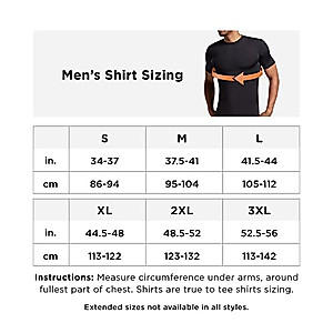Tommie Copper Men's Pro-Grade Shoulder Support Shirt I UPF 50, Breathable, Long Sleeve Compression Shirt for Upper Body & Posture Support - Black - Medium