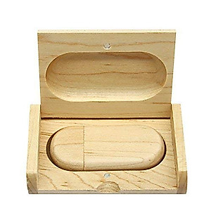 10PCS Maple Wood 2.0/3.0 USB Flash Drive with Wooden Box (3.0/16GB)