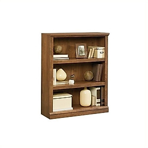 Pemberly Row 3 Shelf Bookcase in Oiled Oak