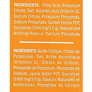 Sqwincher Zero Qwik Stik, Sugar Free, Low Calorie, Low Sodium Electrolyte Replacement Powder Hydration Drink Mix, Orange, 0.11 oz Packet (Pack of 50)