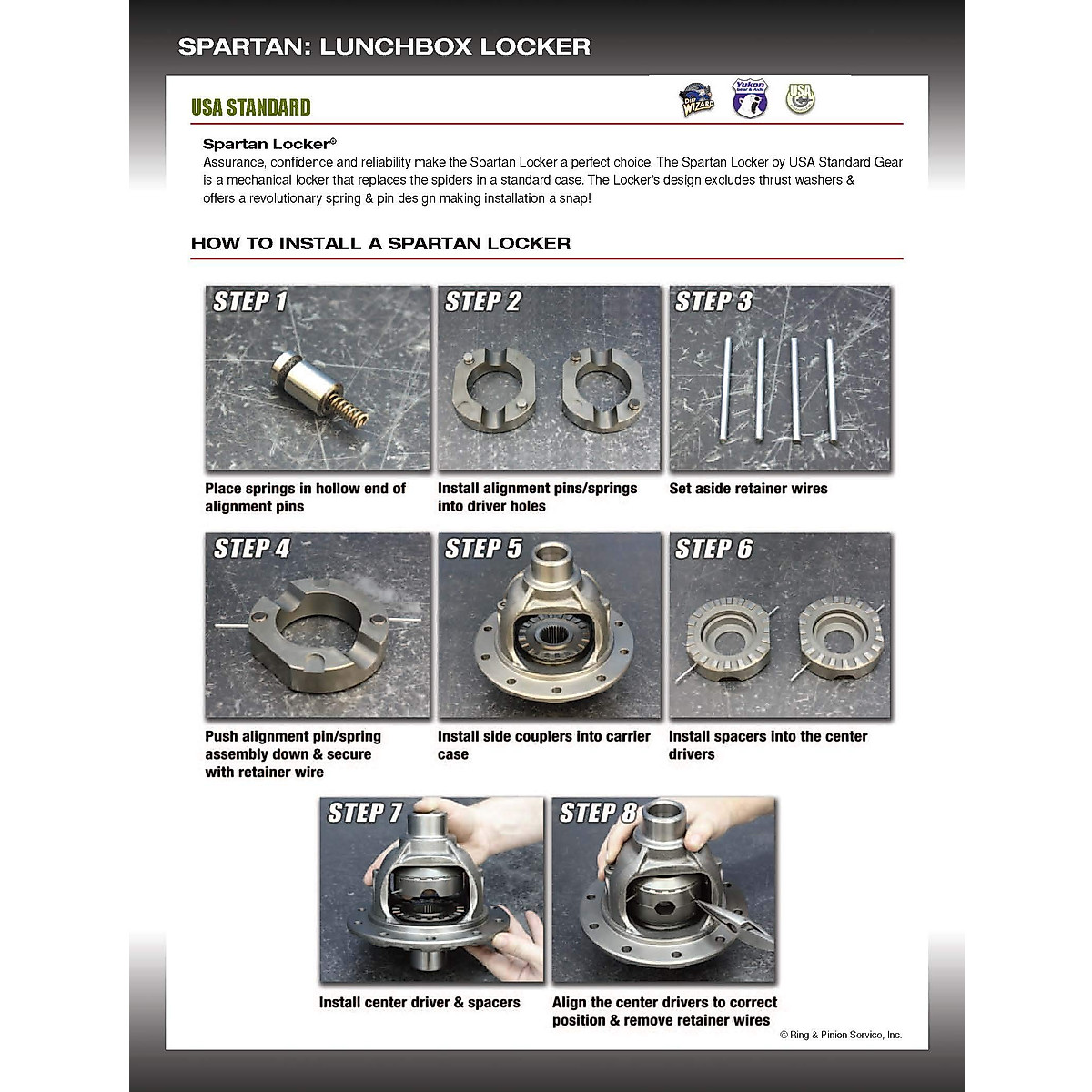 USA Standard Gear Spartan Locker for Dana 30 Differential 27 Spline (SL D30-27)