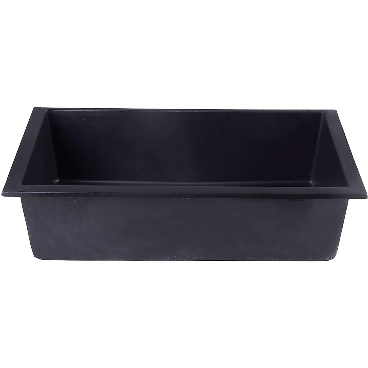 ALFI brand AB3020UM-W Undercount Single Bowl Granite Composite Kitchen Sink, 30", White