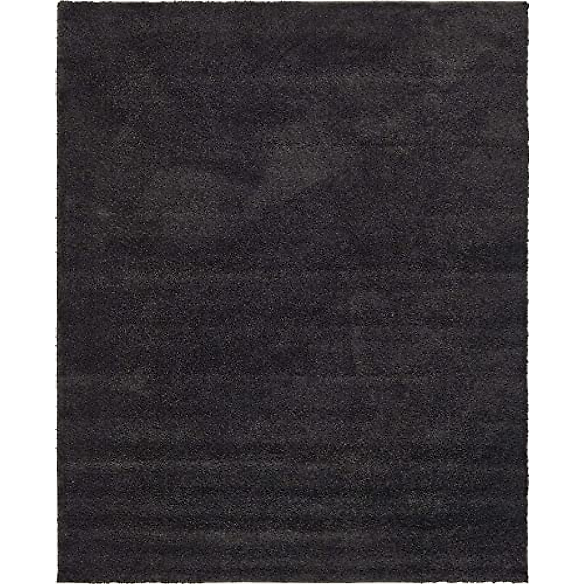 Unique Loom Solo Collection Area Rug - Calabasas (7' 10" x 10' Rectangle, Charcoal/ Black)