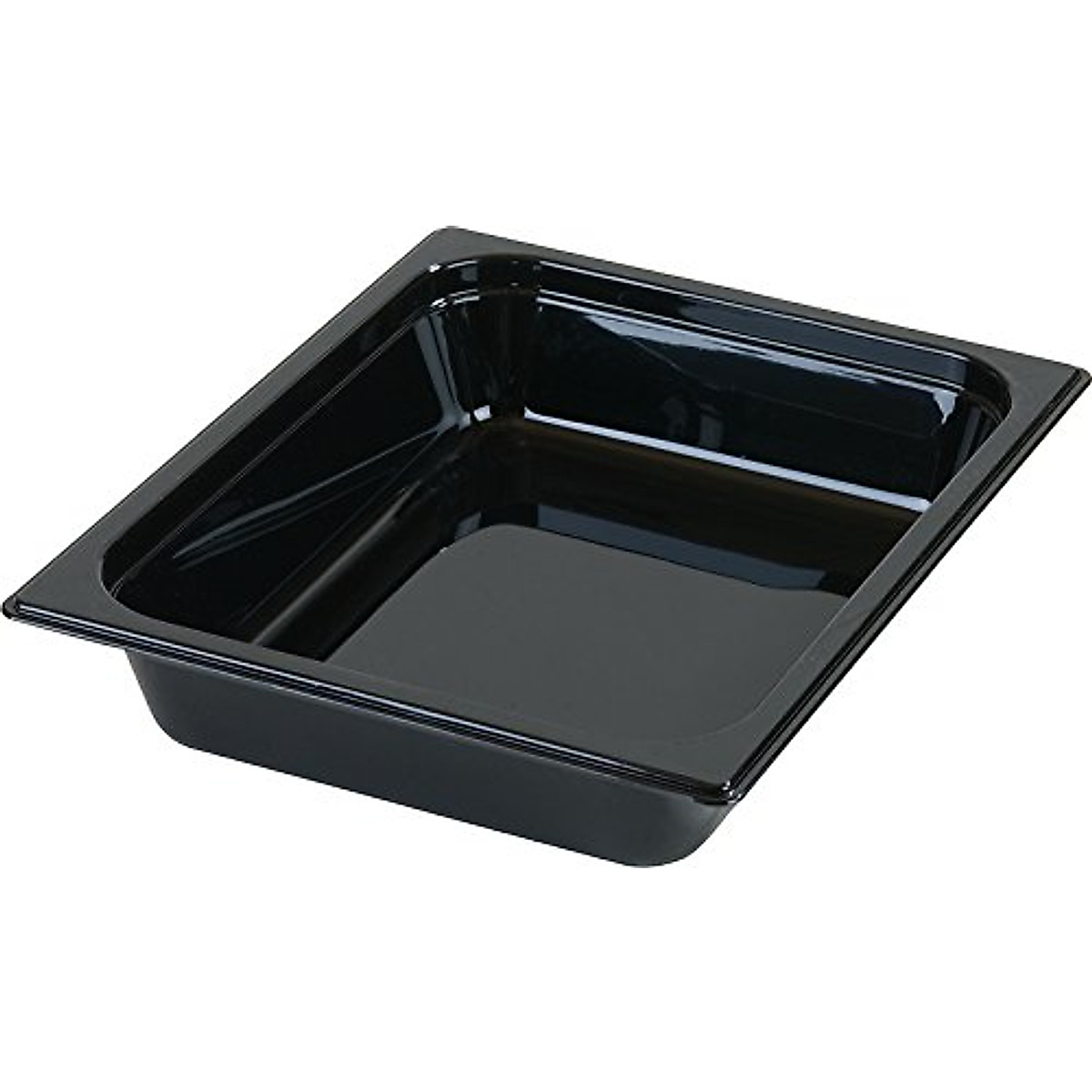 Carlisle FoodService Products 10420B03 StorPlus High Heat Food Pan, 2.5" Deep, Half Size, Black