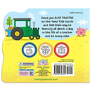 Busy Tractor - Touch and Feel Board Book - Sensory Board Book