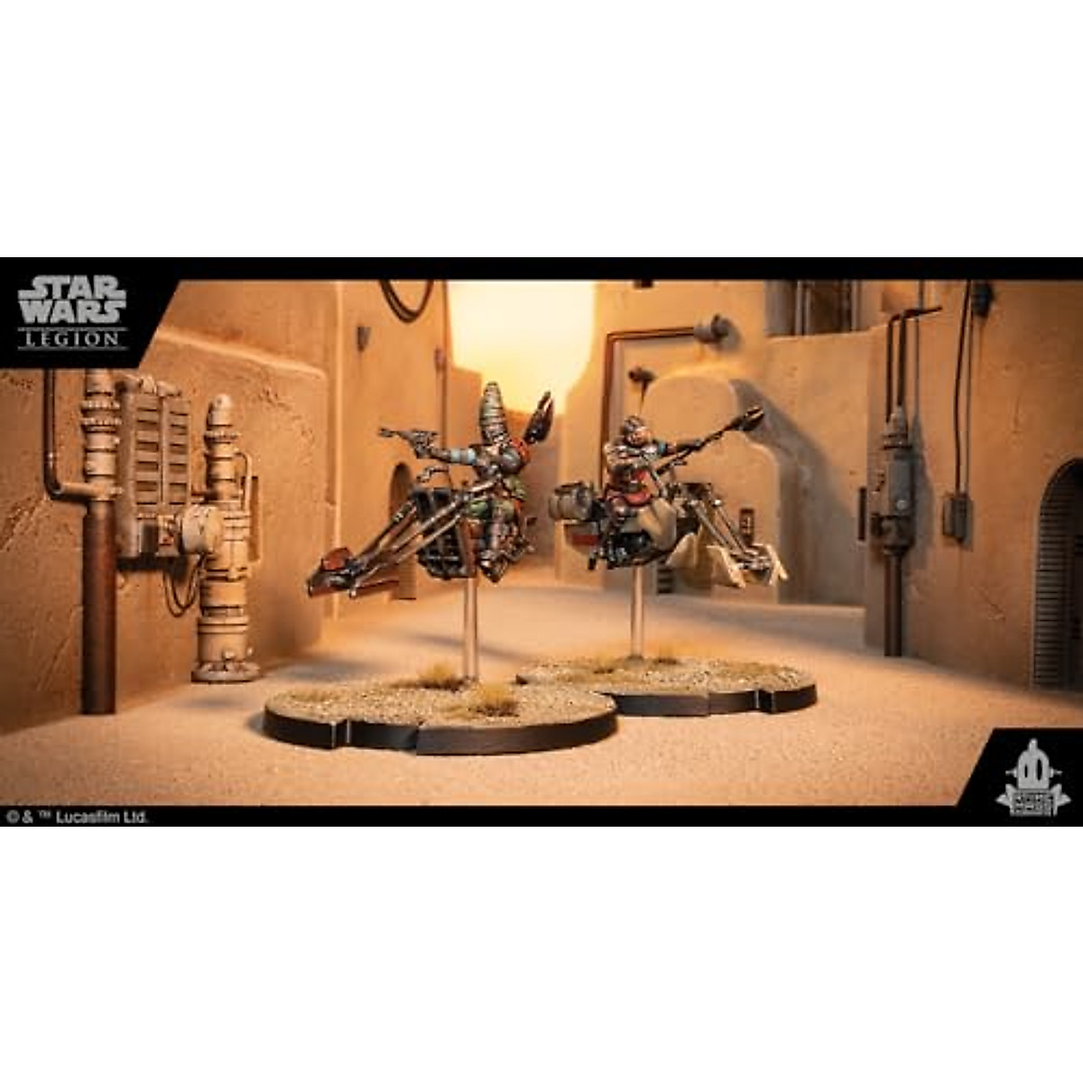 Star Wars: Legion Swoop Bike Riders Unit Expansion - Enhance Battlefield Mobility! Tabletop Miniatures Strategy Game for Kids & Adults, Ages 14+, 2 Players, 3 Hour Playtime, Made by Atomic Mass Games