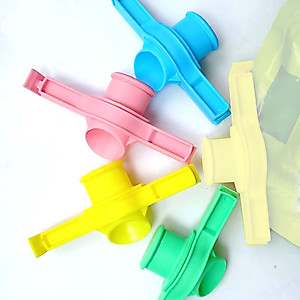 PWireless Sealing Clips for Snake Food Bags Moisture-proof& Fresh-keeping Food Storage Chip Clips Bag Clips Kitchen Clips for Various Food Packages (4pcs)