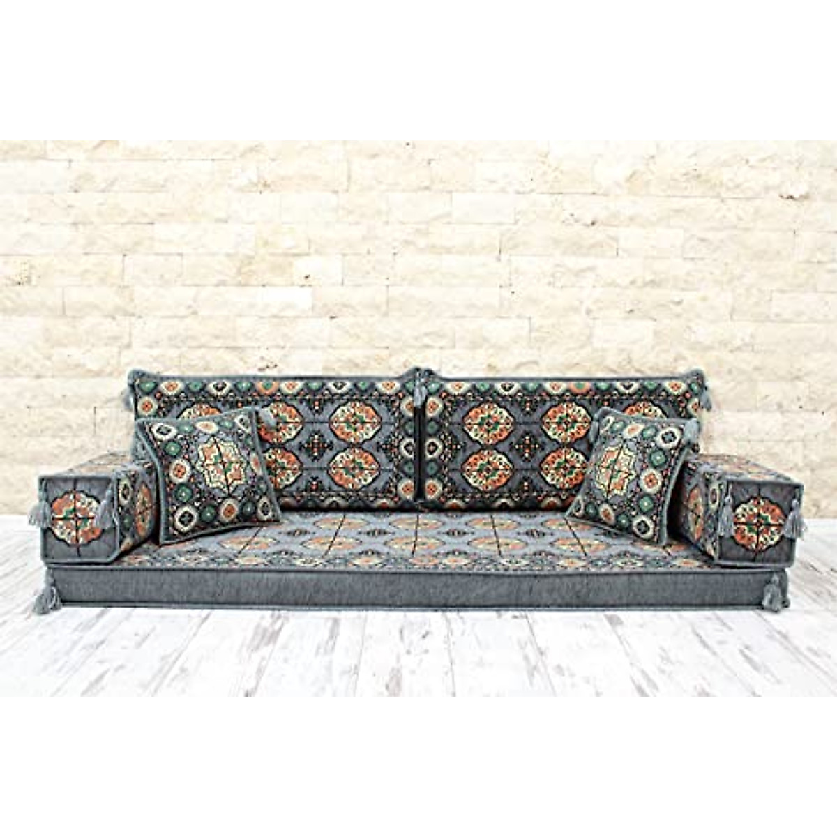 Arabic Majlis Sofa, Arabic Floor Seating, Floor Seating Sofa, Arabic Couches (With STANDARD FOAM)