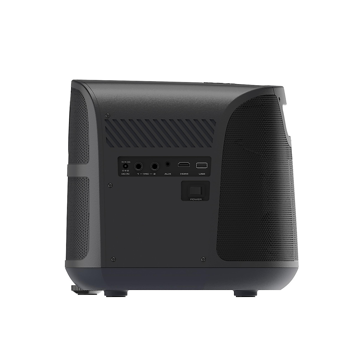 ION Audio Projector Deluxe HD Battery/AC Powered 720p HD LED Bluetooth-Enabled Projector with Powerful Speaker