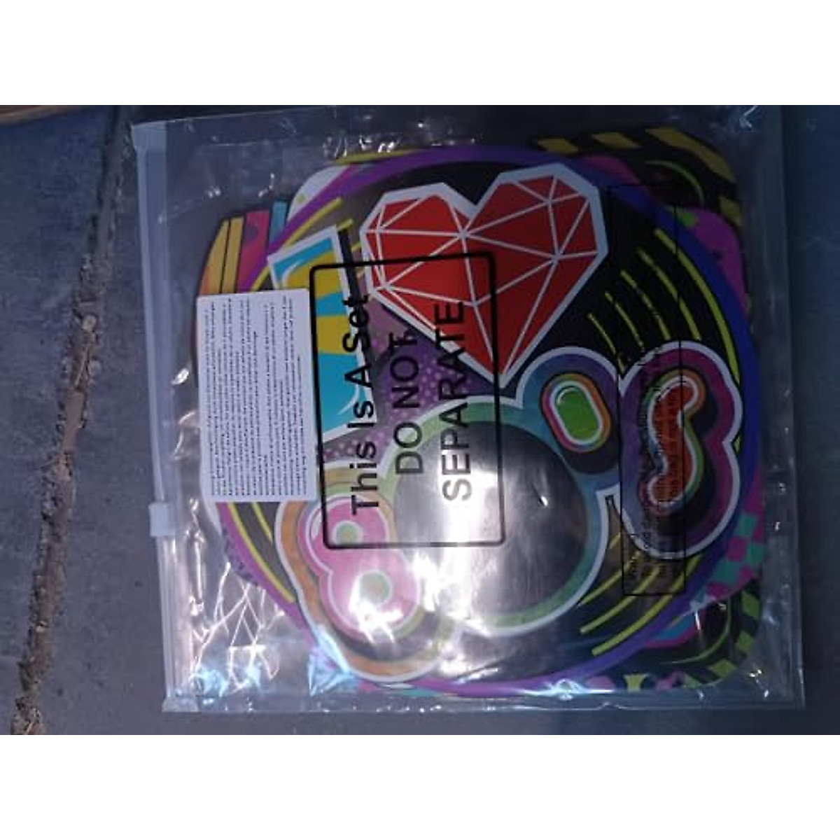 53 Pieces 80s Party Decorations, Retro 1980s Hip Hop Party Hanging Swirls Ceiling Decor for Adults Back to The 80s Party 1980s Throwback Birthday Party Neon Party Rock Hippie Party Supplies