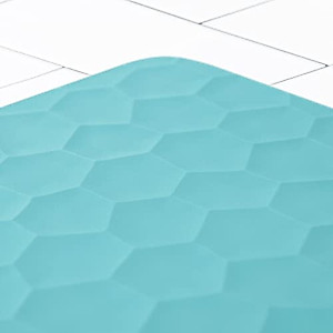 Greater Goods Silicone Bathroom Scale - Premium Bathroom Scale for Measuring Weight, Perfect for Nutrition and Fitness | Comes with Designer Silicone Cover | Designed in St. Louis (Aqua)